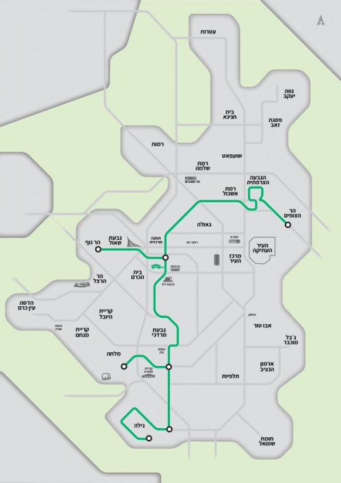 The Light Rail - תוכנית אב לתחבורה